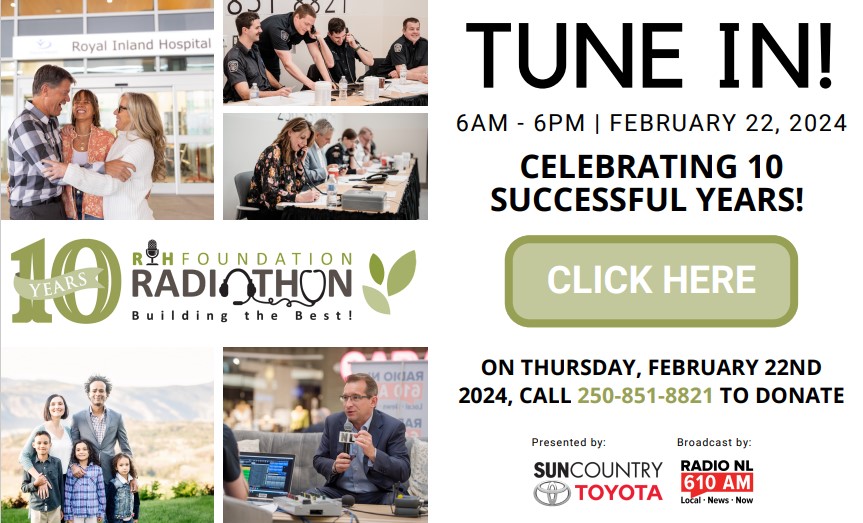Thank you for supporting the 10th Annual Radiothon! - RIH Foundation